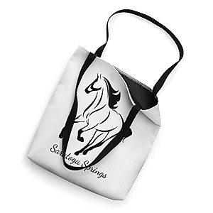Saratoga Springs Upstate New York Horse Racing Tote Bag