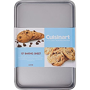 Cuisinart AMB-15BS 15-Inch Chef's Classic Nonstick Bakeware Baking Sheet, Silver