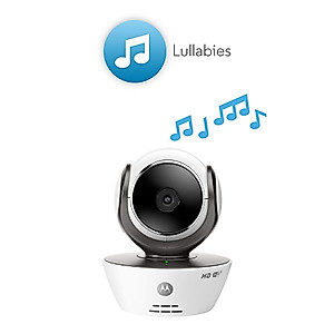 Motorola MBP853CONNECT-2 Dual Mode Baby Monitor with 2 Cameras and 3.5-Inch LCD Parent Monitor and Wi-Fi Internet Viewing (Renewed)