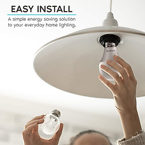 LUXRITE A19 LED Bulb 60W Equivalent, 3000K Soft White, 800 Lumens, Dimmable Standard LED Light Bulbs 9W, Enclosed Fixture Rated, Energy Star, E26 Medium Base - Indoor and Outdoor (24-Pack)