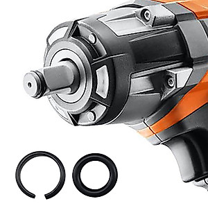 3/8" Impact Retaining Ring Clip Square Drive Socket Retainer Ring with O-Ring Fits for Milwaukee Type Impact Wrenches（20Sets）