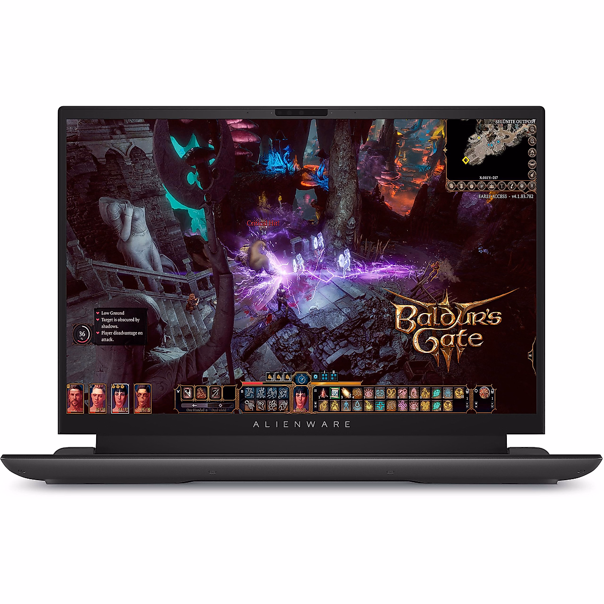Dell Alienware m18 Laptop (2023) | 18" 1920x1200 FHD+ 480Hz | Ryzen 9-7845HX - 4TB SSD + 4TB SSD Hard Drive - 16GB RAM - Nvidia GeForce RTX 4070 | 12 cores @ 5.2 GHz - 8GB GDDR6X Win 11 Home Black