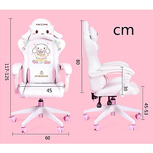 Gaming Chair Girls Cute Computer Armchair Office Home Lifting Adjustable Chair
