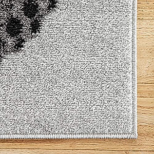 nuLOOM Loren Octopus Area Rug, 6' 7" x 9', Grey