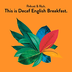 Choice Organics - Organic Decaffeinated English Breakfast Tea (6 Pack) - Fair Trade - Compostable - 96 Organic Black Tea Bags