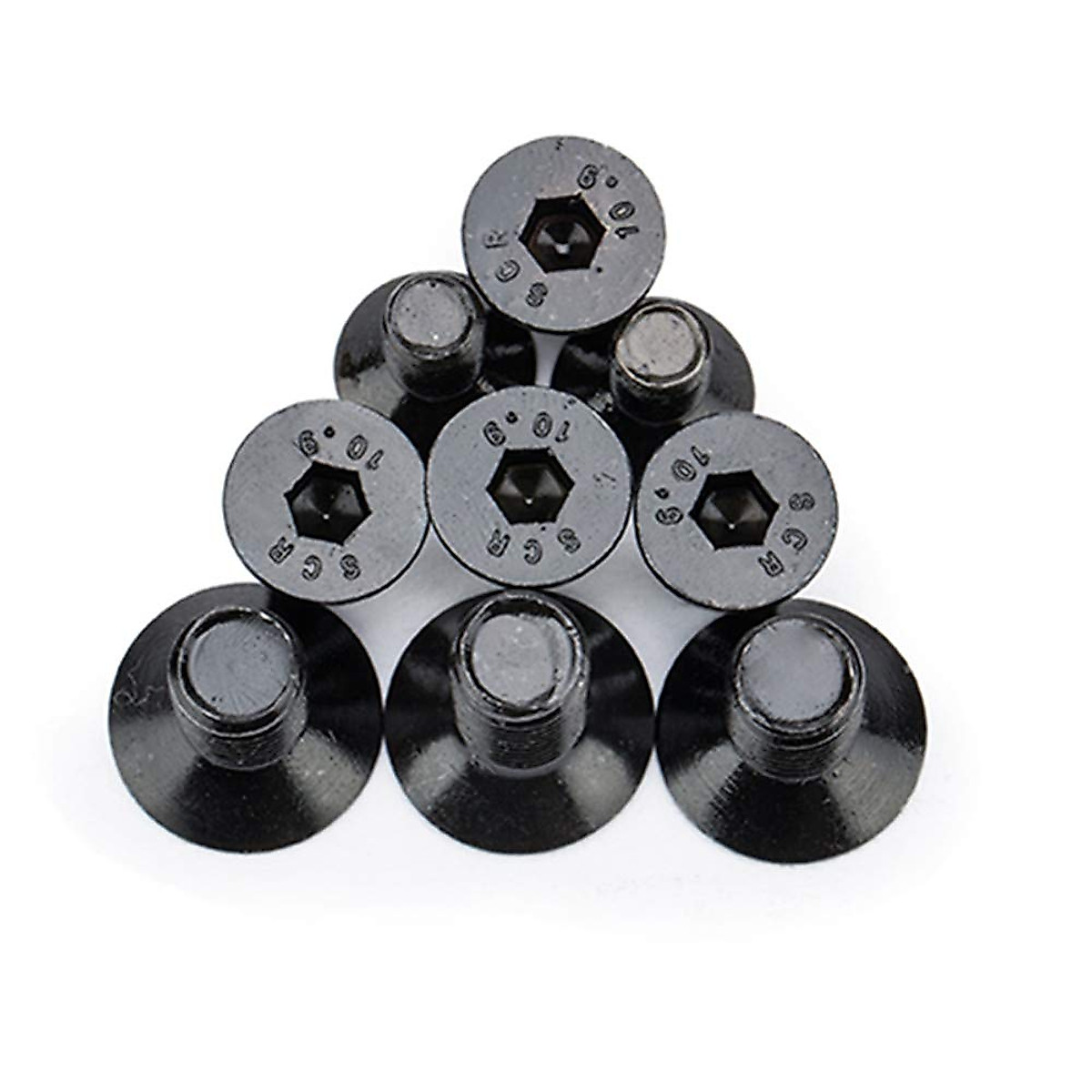 FullerKreg M3-0.5 x 10mm DIN 7991 Hex Drive Class 10.9 Black Oxide Finish Alloy Steel Flat Socket Cap Screw (Pkg of 100)