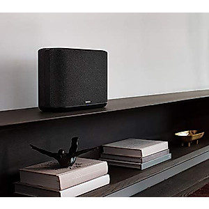 Denon Home 250 Wireless Speaker, HEOS and Alexa Built-in, AirPlay 2, and Bluetooth, Compact Design, Black