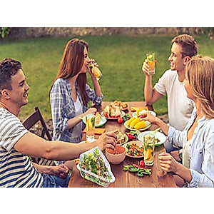 DODHEG 120 PCS Plastic Cake Containers, Clear Hinged Plastic Containers, Clear Plastic Take out Containers, with Bring 120 Sealing Stickers, for Home Bakery and Cafe (5.5x4.2x3 inches) Triangles.