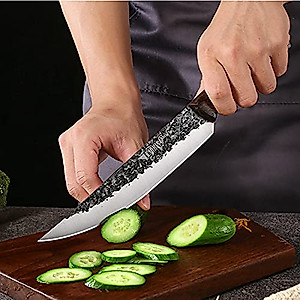 8 inch Chef Knife High Carbon Stainless Steel Knife,Fruit and Vegetable Cutting Chopping Carving Knives,with Gifted Box
