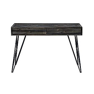 Coast to Coast Aspen Court Herringbone Two Drawer Writing Desk