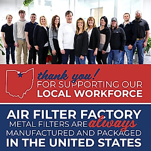 Air Filter Factory Replacement For S5-3082, 88150 Broan Nutone 8.75 x 10.5 x .37 Inches Range Hood Filter Aluminum Mesh Grease 12-Layer Vent Hood Filter