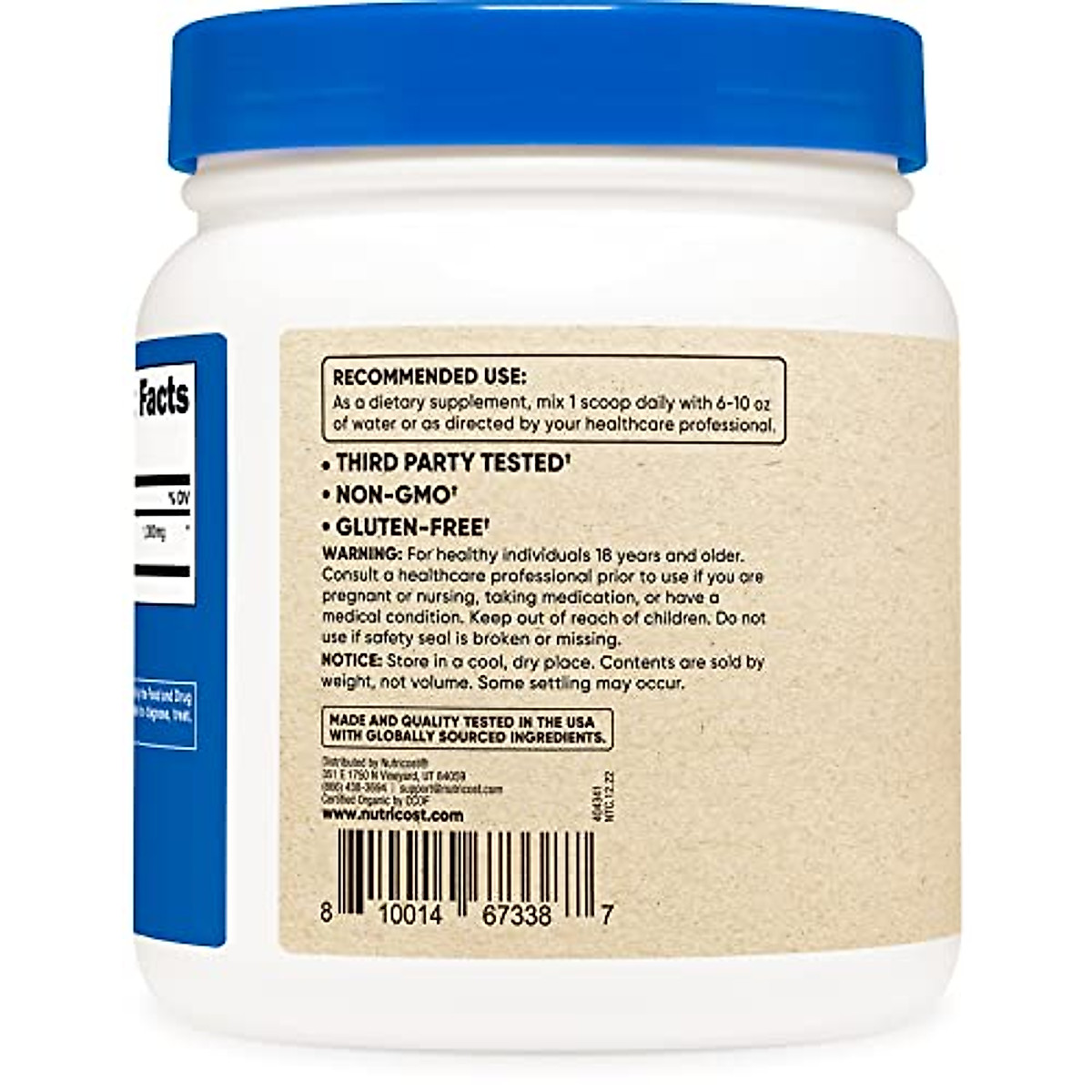 Nutricost Organic Irish Moss Powder (1 LB) - Gluten Free, Non-GMO, Vegetarian Friendly