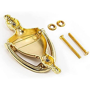 Everbilt 6-5/16 Inches Bright Brass Door Knocker