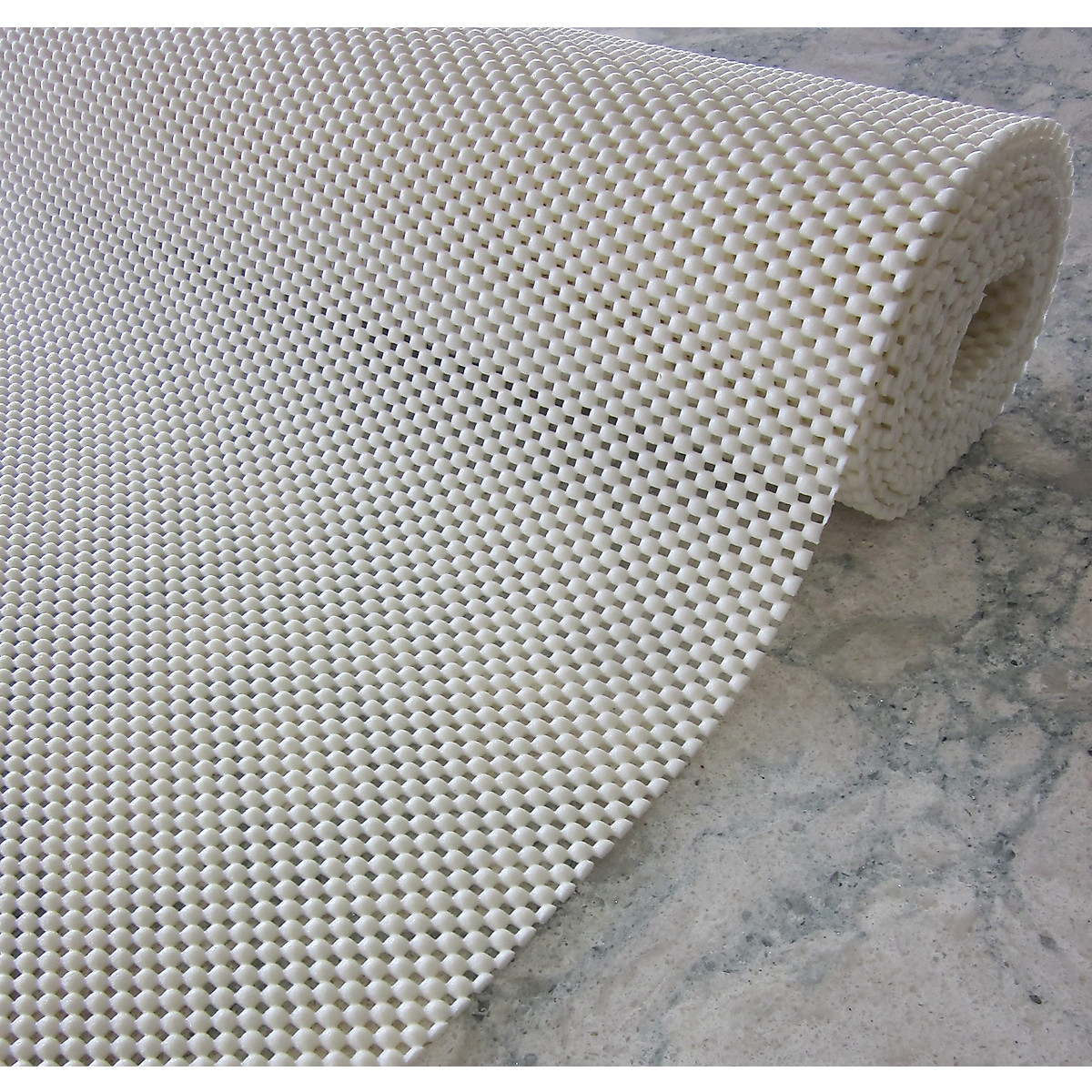 Quality Shelf and Drawer Liner, Non-Adhesive, Non-Slip, Durable, Gripping and Measures 18" x 8' for Kitchen, Pantry, Bathroom Vanity, Cupboard, Office, Laundry Room and Workshop Cabinets (White)