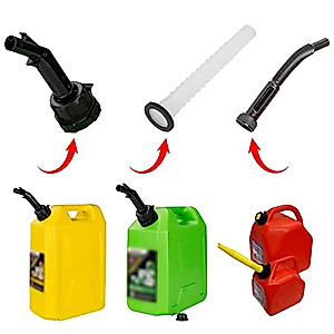 20PCS Fuel Gas Can Spout Gasket Seals Replacement Rubber Gaskets Washer Seal O Ring Replacement Gas Gaskets Can Be Used for Most of The Gas Can Spout