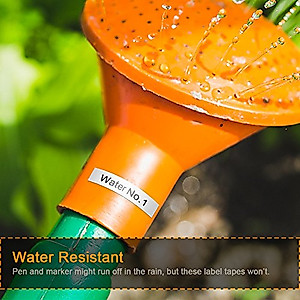 Oozmas 9mm 0.35 Inch Laminated White Tape Replacement for Brother P Touch Label Tape 3/8 Inch TZ TZe-221 TZe221 Compatible with Brother PT-D200 1280 1180 1830 Label Maker Refills, 8m (26.2 ft), 4PK