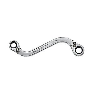 GEARWRENCH 4 Pc. 12 Pt. Reversible S-Shape Double Box Ratcheting Wrench Set, SAE - 85399