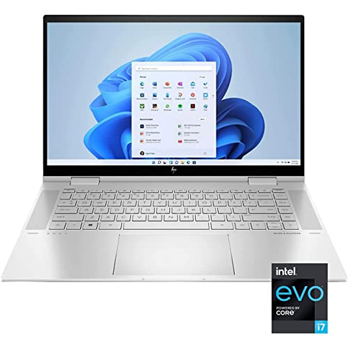 HP Envy X360 15 15t 2-in-1 Touchscreen (Intel 12th Gen i7-1255U, 32GB RAM, 1TB SSD, Active Stylus) 15.6" FHD IPS Laptop, Long Battery Life, Backlit KB, Thunderbolt 4, IST Computers Bag, Win 11 Home