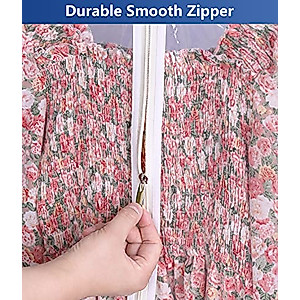 AOODA 40" Clear Garment Bags for Hanging Clothes Transparent Suit Bags for Closet Storage Coat Cover Protector for Sweater, Jacket, 4 Packs