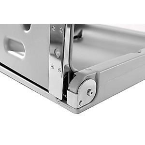 Foundations Ultra 200-EH Horizontal Wall-Mounted Baby Changing Station for Commercial Restrooms, High Density Polyethylene, Includes Safety Straps, Meets All Safety Standards, Made in The USA (Gray)