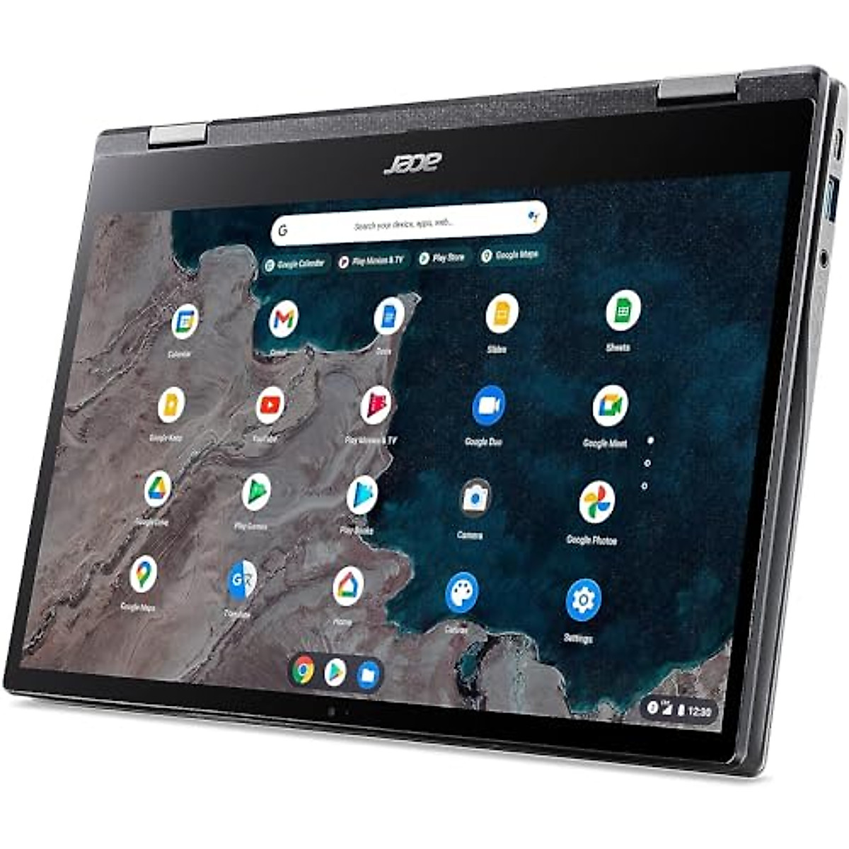 acer Chromebook Spin 513 2-in-1 Convertible Laptop, 8-Core Qualcomm Snapdragon 7c, 13.3" FHD IPS Touchscreen Display, 4GB RAM, 64GB eMMC, Student & Business, WiFi, Backlit KB, Chrome OS