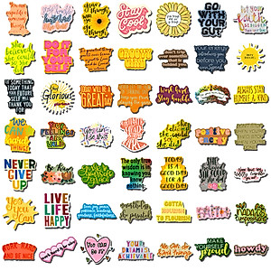 200Pcs Motivational Stickers, Inspirational Quote Stickers for Adults Students Teachers Employees, Vinyl Cute Stickers for Water Bottles Laptop Scrapbook