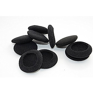 YunYiYi 5 Pairs Replacement Foam Ear Pads Sponge Earpads Cushion Cups Cover Compatible with Plantronics Pulsar p590 P 590 P-590 Headset Headphones