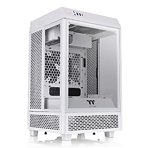 Thermaltake Tower 100 Snow Edition Tempered Glass Type-C (USB 3.1 Gen 2) Mini Tower Computer Chassis Supports Mini-ITX CA-1R3-00S6WN-00