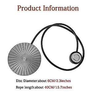 Curtain Tiebacks Magnetic Curtain Tie Back, Round Shape European Style Curtain Straps, Living Room Curtain Fastener, Window Home Decoration Ornaments, No Installation Required