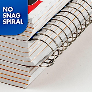 Mead Spiral Notebook, College Ruled Paper, 11" x 8", 200 Sheets, Assorted Colors, 1 Count (06780)