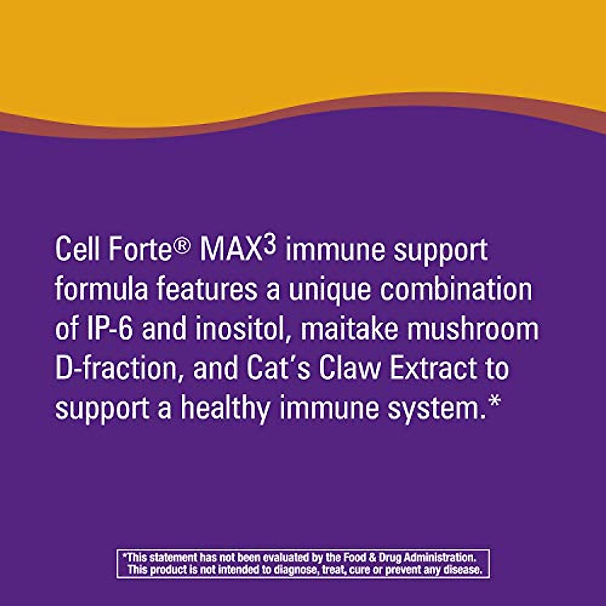 Nature's Way Cell Forté MAX3 IP-6 & Inositol w/Maitake & Cat's Claw, 120 VCaps