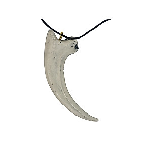 Mid-Land Scientific Deinonychus Dinosaur Claw Pendant Necklace (344-3)
