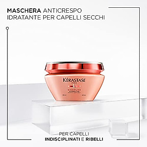 Kerastase Discipline Maskeratine Hair Mask | Restorative Anti-Frizz Mask | Heat Protectant & Maintains Hair Health | With Morpho-Keratine and Softening Agents | For All Hair Types | 6.8 Fl Oz