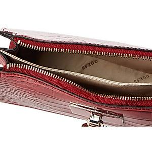 GUESS Stephi Mini Crossbody Top Zip, Merlot