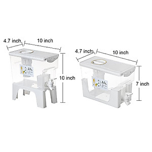 0.9 Gallon Drink Dispenser For Fridge,Beverage Dispenser With Stand And Spigot,Large Capacity Cold Water Pitcher,Fruit Drink Dispenser Beverage Container for Kitchen Home Party Bar