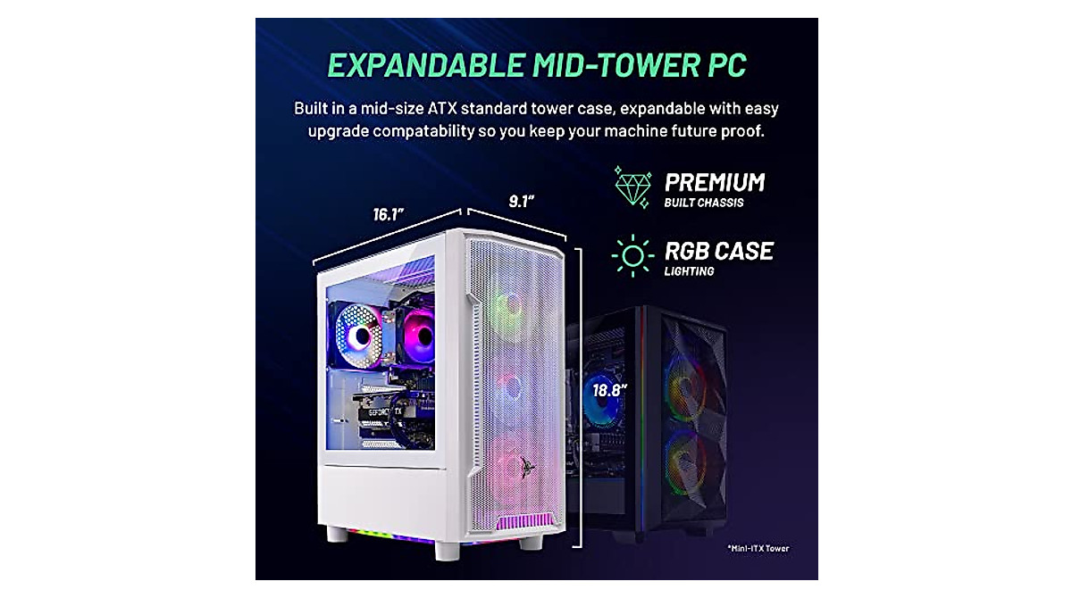 Skytech Archangel Gaming PC – AMD Ryzen 5 & RTX 3060