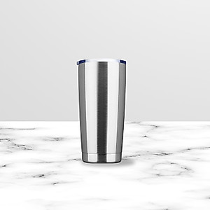 20 oz Tumbler Stainless Steel Double Wall Vacuum Vasos Travel Cup Tumbler Thermal Coffee Mug Cup With Lid (Stainless Steel)