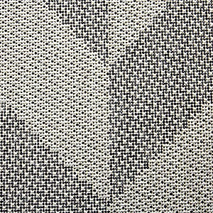 Nicole Miller New York Patio Country Calla Contemporary Herringbone Indoor/Outdoor Area Rug, Black/Grey, 5'2"x7'2"