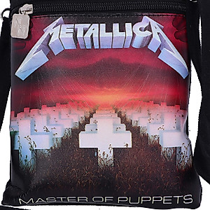 Nemesis Now Officially Licensed Metallica Master of Puppets Shoulder Bag, Metal, Black, 23cm