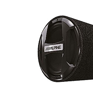Alpine SWT-S10 1200W Max (250W RMS) Single 10" Sealed Subwoofer.
