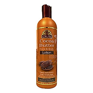 OKAY COCOA BUTTER HAND and BODY LOTION 16oz/473ml