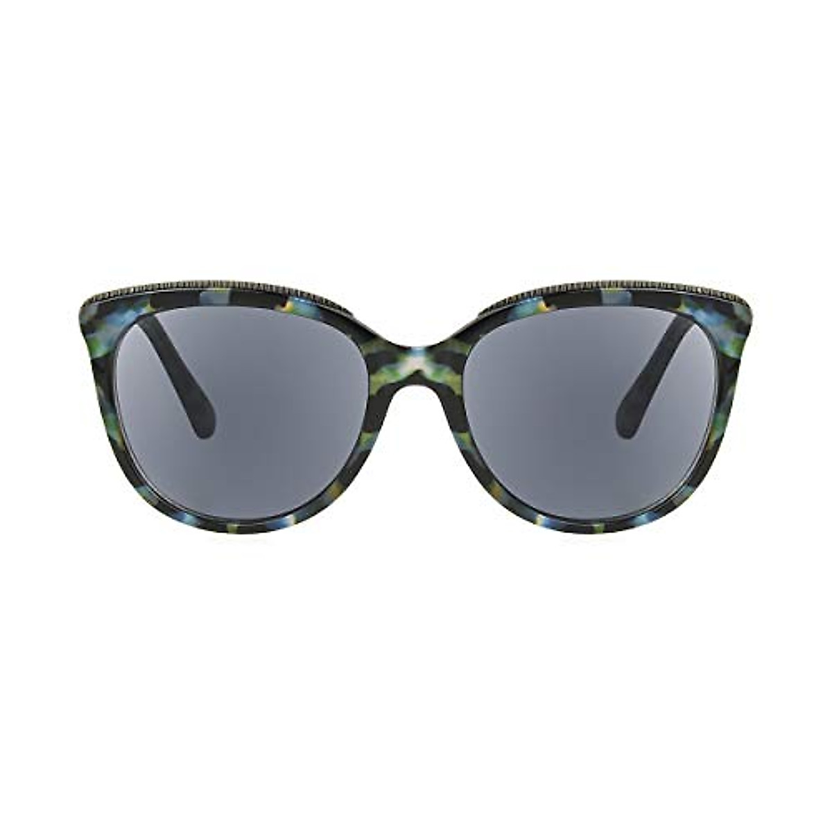 Sofia Vergara x Foster Grant Women's Margarita Full Lens SunReaders Cat-Eye Reading Glasses, Milky Blue Tortoise, 55 mm + 1.75