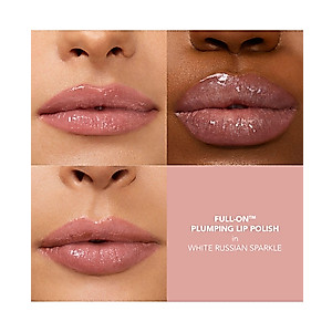 Buxom Full-On Plumping Lip Polish, Tinted Lip Plumper Gloss, Plumping Formula with Peptides & Vitamin E, Moisturizing Lip Plumping Gloss, Reds, Mauves & Reds