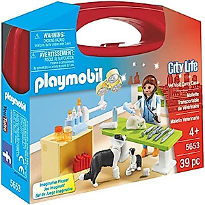 Playmobil Vet Visit Carry Case Playset