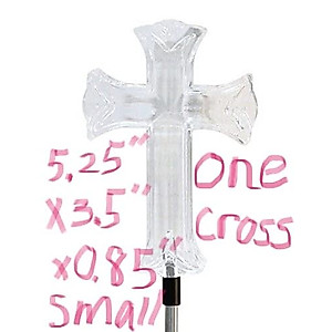 Solar LED Cross Light , Solar Powered Garden Decor Stake Yard LED Outdoor Landscape Light