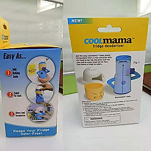 Chilly Mama Baking Soda Fridge and Freezer Odor Absorber & Freshener, Cool Mama Refrigerator Deodorizer Freezer Odor Eliminator Fridge Deodorizing Cleaner Household Kitchen Gadget Tools