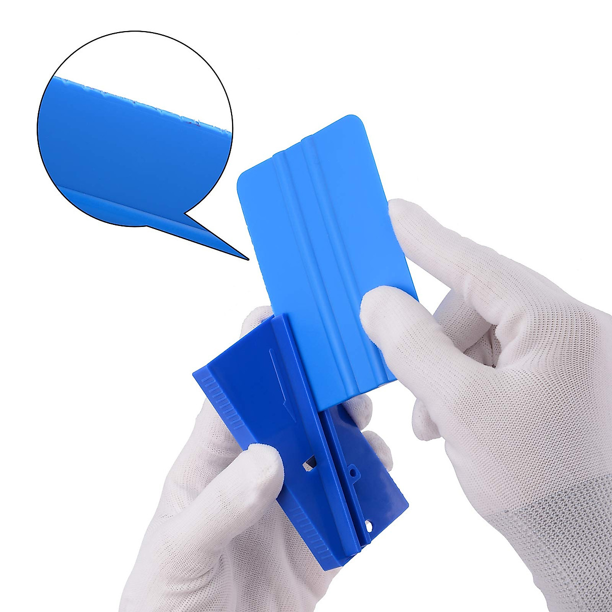EHDIS Auto Car Film Tint Squeegee Sharpener Hard Card Sharper Sharpening Tool for smoothing The rough edges