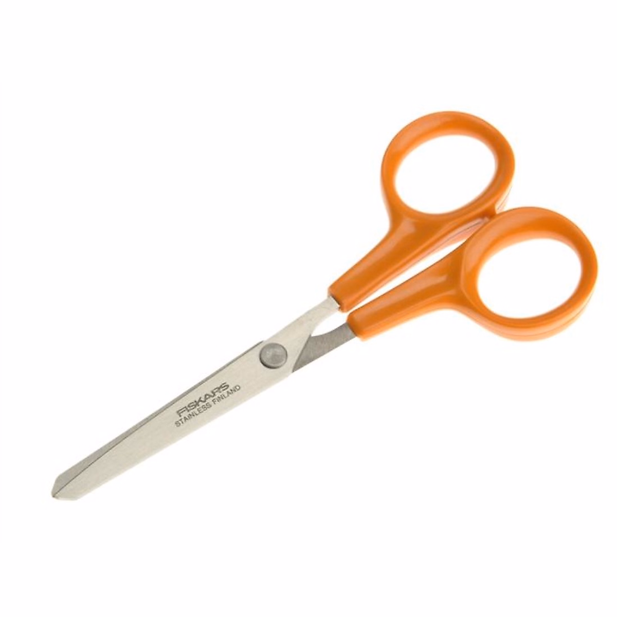 Fiskars Hobby Scissors, Length: 13 cm, For Right- and Left-handed Users, Stainless Steel Blade/Plastic Handles, Orange, Classic, 1005154