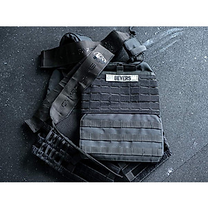 Gymreapers Strength Wrist Wraps for Cross Training, Olympic Lifting, WOD Workouts - Strong Wrist Support for Men and Women -| (Black/Black)