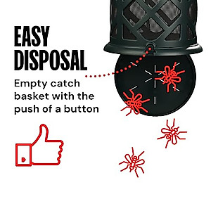 DynaTrap DT1130-GRSR 1/2 Acre Mosquito & Flying Insect Outdoor Trap and Killer – Kills Mosquitoes, Flies, Wasps, Gnats, & Other Flying Insects - Bug Zapper Alternative – Green